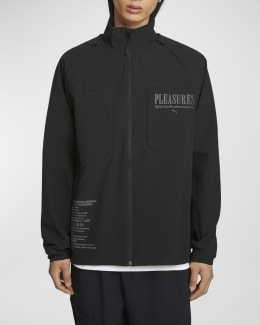 Puma x Pleasures Men's Zip-Off Jacket | Neiman Marcus
