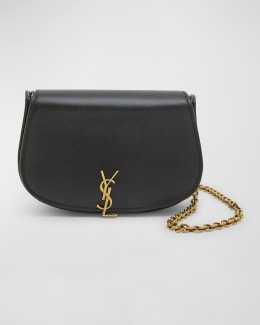 Saint Laurent Kate Small Tassel YSL Wallet on Chain in Patent Leather ...