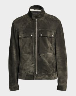 Canali Men's Full-Zip Bomber Jacket | Neiman Marcus