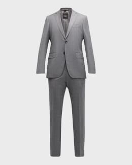 Stefano Ricci Men's Solid Wool Two-Piece Suit | Neiman Marcus