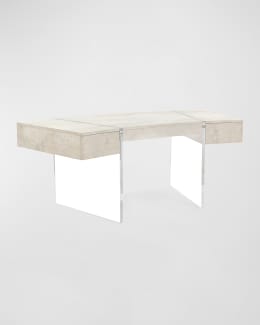 John-Richard Collection Deco Writing Desk | Neiman Marcus
