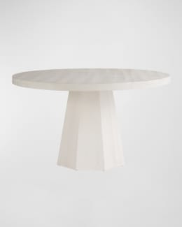 Bernhardt Modulum Round Dining Table with Leaf | Neiman Marcus