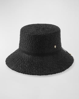 Helen Kaminski Retro Lace Braid Bucket Hat | Neiman Marcus