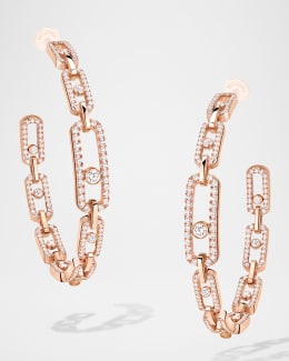 Messika MOVE PAVE 18K YELLOW GOLD THIN DIAMOND BRACELET | Neiman Marcus