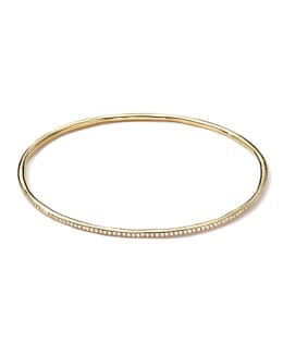 Ippolita 18K Gold Stardust Superstar 24-Diamond Bangle | Neiman Marcus