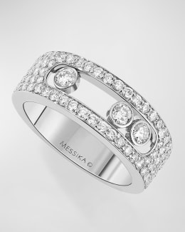 Messika Baby Move 18K White Gold Diamond Ring | Neiman Marcus