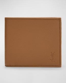 Givenchy Men's 4G Leather Logo Bifold Wallet | Neiman Marcus