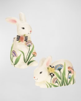 Mark Roberts Crowned Rabbits, Set of 2 | Neiman Marcus