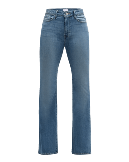 FRAME Le Easy Flare Ankle Jeans | Neiman Marcus