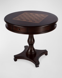 Butler Specialty Co Francis Round Game Table | Neiman Marcus