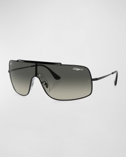 Ray-Ban Men's Wings III Metal Shield Sunglasses | Neiman Marcus