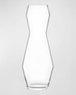 LSA Sculpt 9" Vase/Lantern, Clear | Neiman Marcus