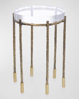 John-Richard Collection Chambolle Side Table | Neiman Marcus