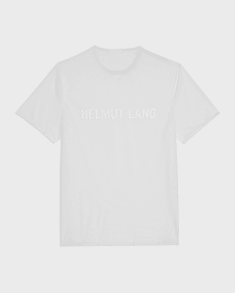 Helmut Lang Men's Logo T-Shirt | Neiman Marcus