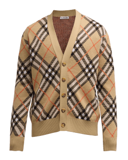 KNT Men's Cotton Knit Cardigan | Neiman Marcus
