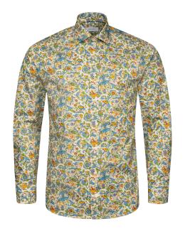 Eton Men's Slim Fit Floral Print Twill Shirt | Neiman Marcus
