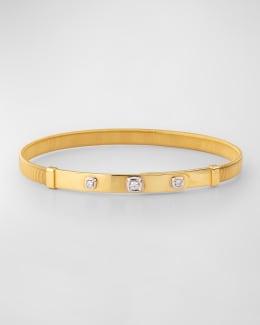 gold clip bangle