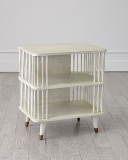 Global Views Jafar Interlocking Marble End Table | Neiman Marcus