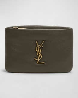 Saint Laurent YSL Monogram Flap Small Wallet in Quilted Saint Laurent YSL Monogram Flap Small Wallet in Quilted