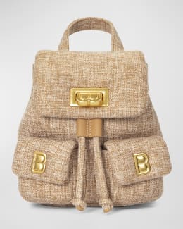 Brandon Blackwood Avi Drawstring Padded Leather Backpack | Neiman Marcus