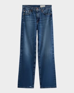 Ramy Brook Liv High-Rise Straight-Leg Jeans | Neiman Marcus