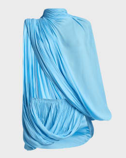 Gaurav Gupta Sculpture Beaded Asymmetric Mini Dress | Neiman Marcus