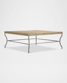 Bernhardt Barclay Round Travertine Coffee Table | Neiman Marcus