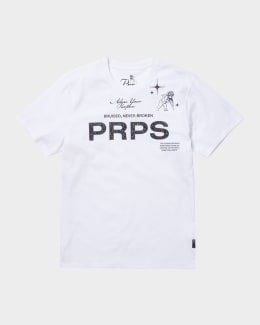PRPS Men's Gallicia Embossed T-Shirt | Neiman Marcus