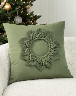 Elaine Smith Fraser Fir Pillow, 20" Square | Neiman Marcus