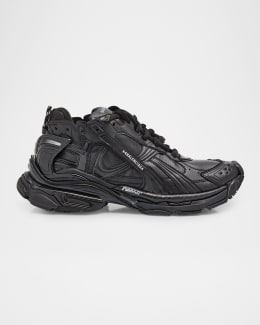 Balenciaga Men's Bouncer Tonal Mesh-Rubber Sneakers | Neiman Balenciaga Men's Bouncer Tonal Mesh-Rubber Sneakers | Neiman