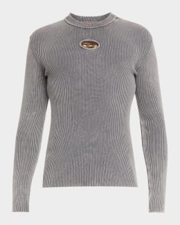 Diesel Men's Degrade Ribbed Sweater | Neiman Marcus