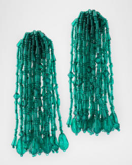 Oscar de la Renta Fireworks Tassel Earrings | Neiman Marcus