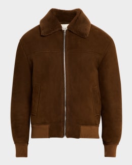 Canali Men's Full-Zip Bomber Jacket | Neiman Marcus