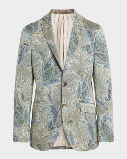 Etro Men's Floral Print Jacket | Neiman Marcus Etro Men's Floral Print Jacket | Neiman Marcus