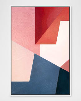 The Oliver Gal Artist Co. 'Minimalist Portrait Abstract II' Hand ...