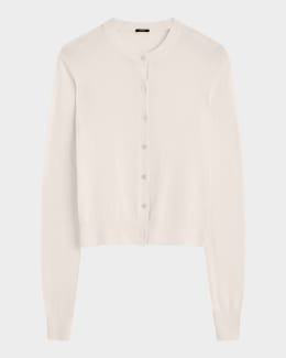 Joseph Raglan-Sleeve Button-Down Cardigan | Neiman Marcus
