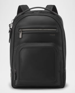 Tumi Warren Leather Backpack | Neiman Marcus