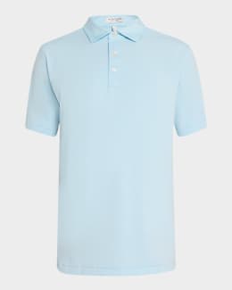 Peter Millar Men's Maze Performance Jersey Polo Shirt | Neiman Marcus
