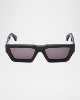 Off-White Men's Matera Acetate Rectangle Sunglasses | Neiman Marcus