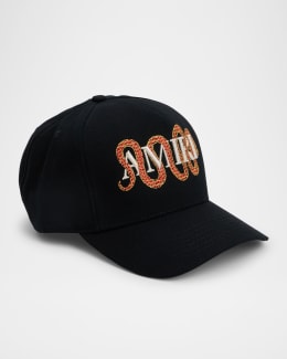Amiri Men's Bones Stacked Trucker Hat | Neiman Marcus Amiri Men's Bones Stacked Trucker Hat | Neiman Marcus