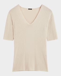 Joseph High-Rise Stretch Leather Leggings | Neiman Marcus