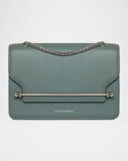 STRATHBERRY Crescent Mini Leather Shoulder Bag | Neiman Marcus