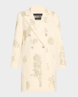 Libertine Sequin Colefax Printed Duster Coat | Neiman Marcus