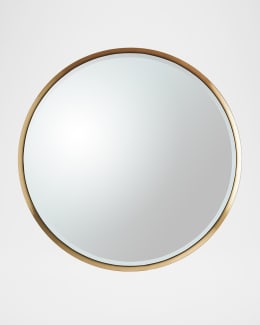 Global Views Artiste 30" Round Mirror | Neiman Marcus