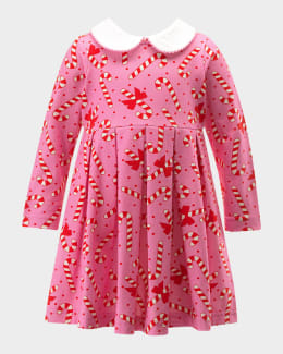 Rachel Riley Girl's Smocked Festive Dress W/ Bloomers, Size 6M-24M ...