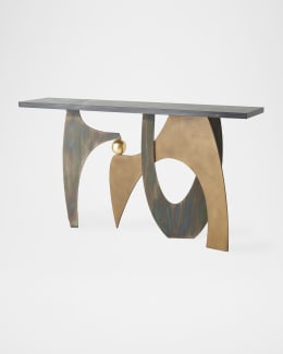 Global Views Harlequin Console Table | Neiman Marcus
