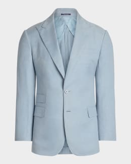 Ralph Lauren Purple Label Men's Kent Hand-Tailored Plaid Tweed Sport Coat | Neiman Marcus