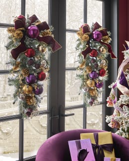 Neiman Marcus Bright Holiday Mantel Garland, 46" | Neiman Marcus