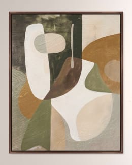 The Oliver Gal Artist Co. 'Minimalist Portrait Abstract II' Hand ...