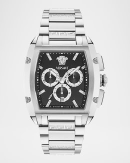 Versace Men's Antares Titanium Bracelet Watch, 44x41.5mm | Neiman Marcus